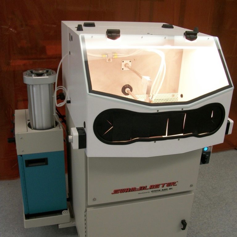 SWAM® Rotary Work Cell - Single Spindle Abrader - Crystal Mark Micro ...