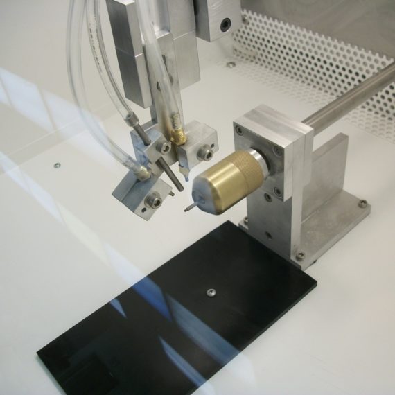 SWAM® Rotary Work Cell - Single Spindle Abrader - Crystal Mark Micro ...