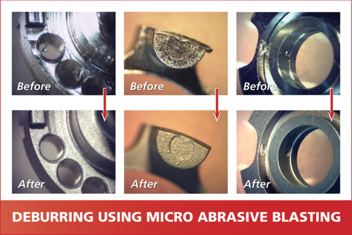 Micro Sandblast Deburring with Burr-Blast K™ - Crystal Mark Micro ...